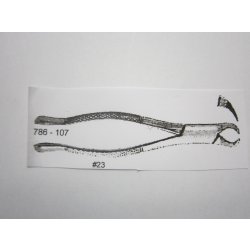 Extraction Forceps #23 - perla dental supplies