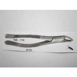 Extraction Forceps #150 - perla dental supplies